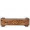 Geometric Carved Wooden Bench | Pfeifer Studio