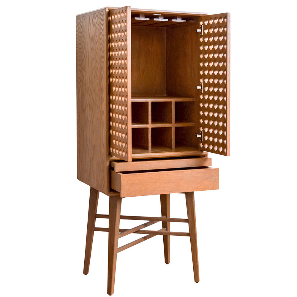 Oak Bar Cabinet | Pfeifer Studio