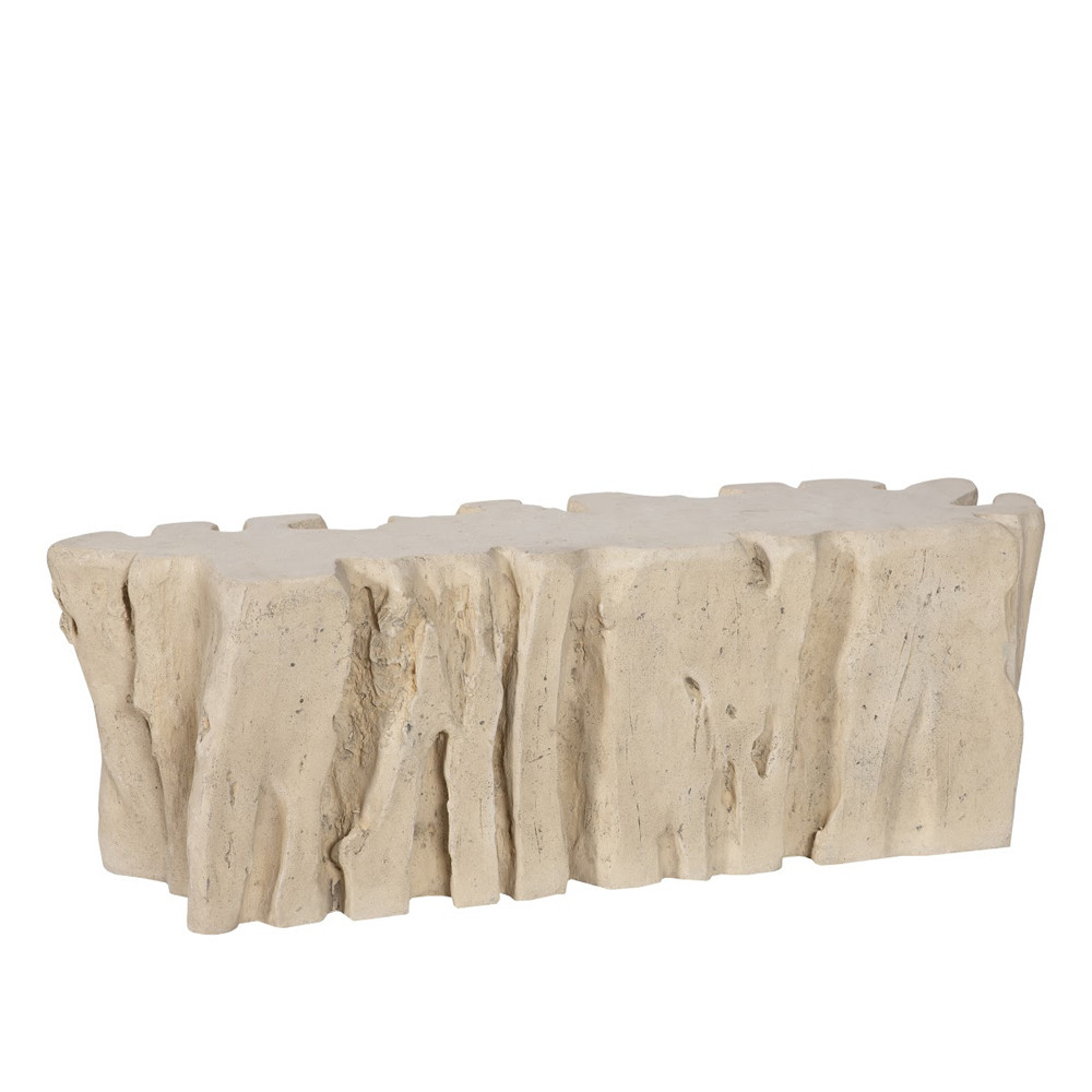 Ethos Stone Bench - Faux Stone Exterior Bench