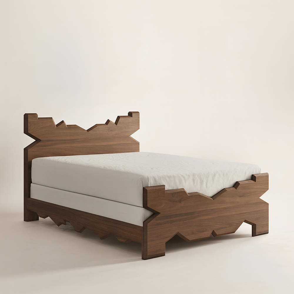 Modern Solid White Oak Bed | Pfeifer Studio