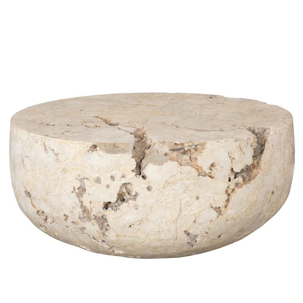 Round Stone Coffee Table | Pfeifer Studio