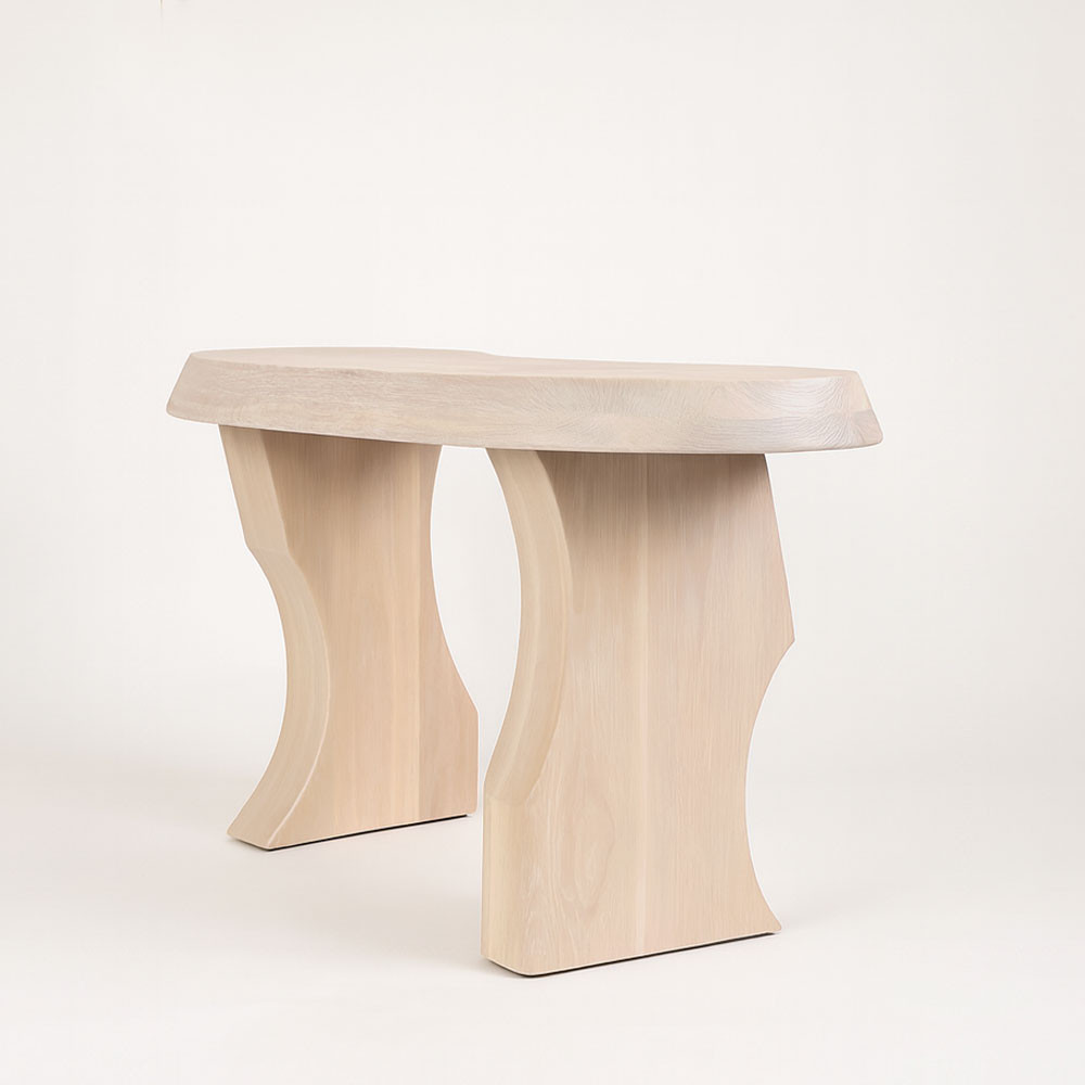 Cerused White Oak Desk | Pfeifer Studio