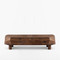 Faceted Wood Bench | Pfeifer Studio