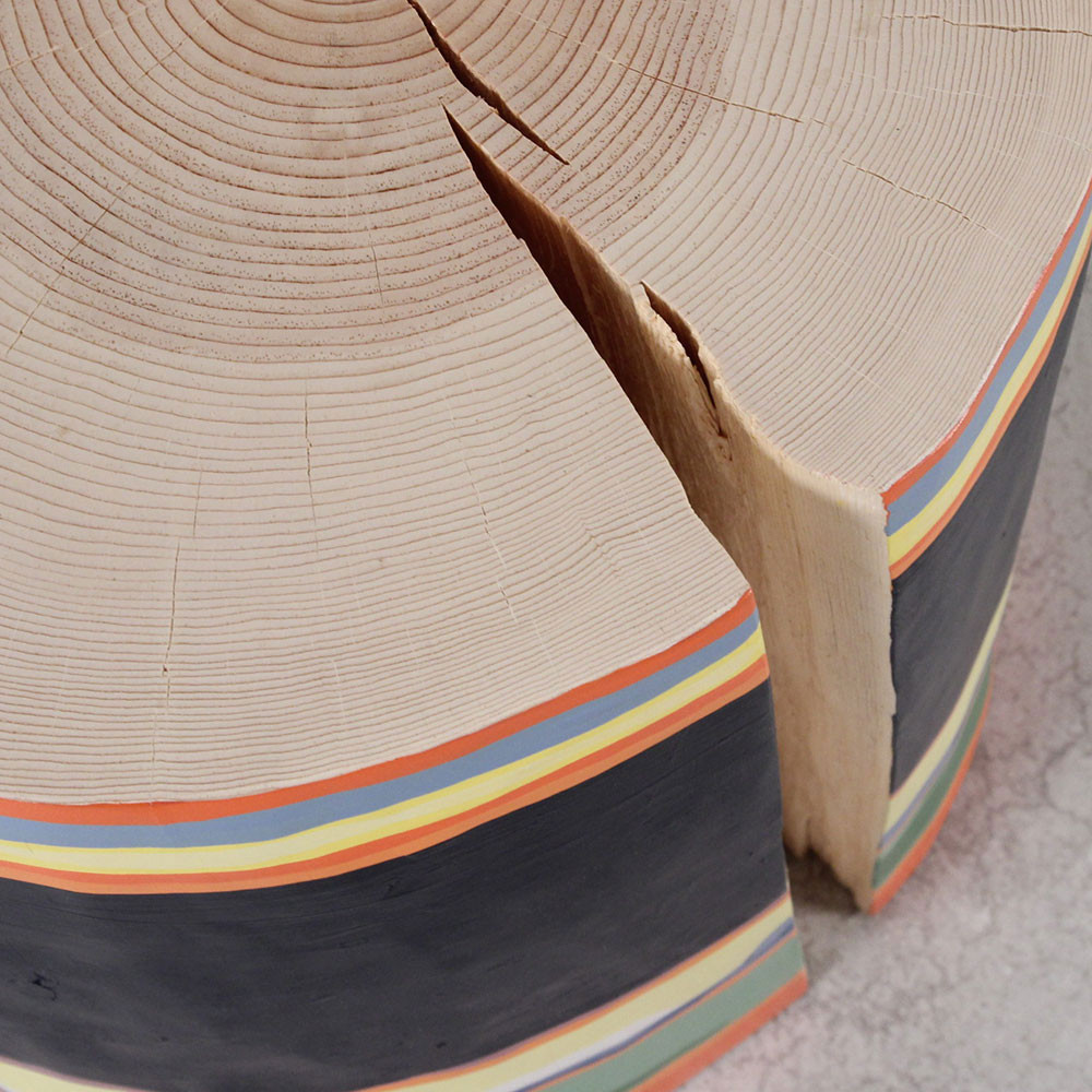 Pastorale Abstract Log Table - Handcrafted Artistic Ponderosa Pine ...