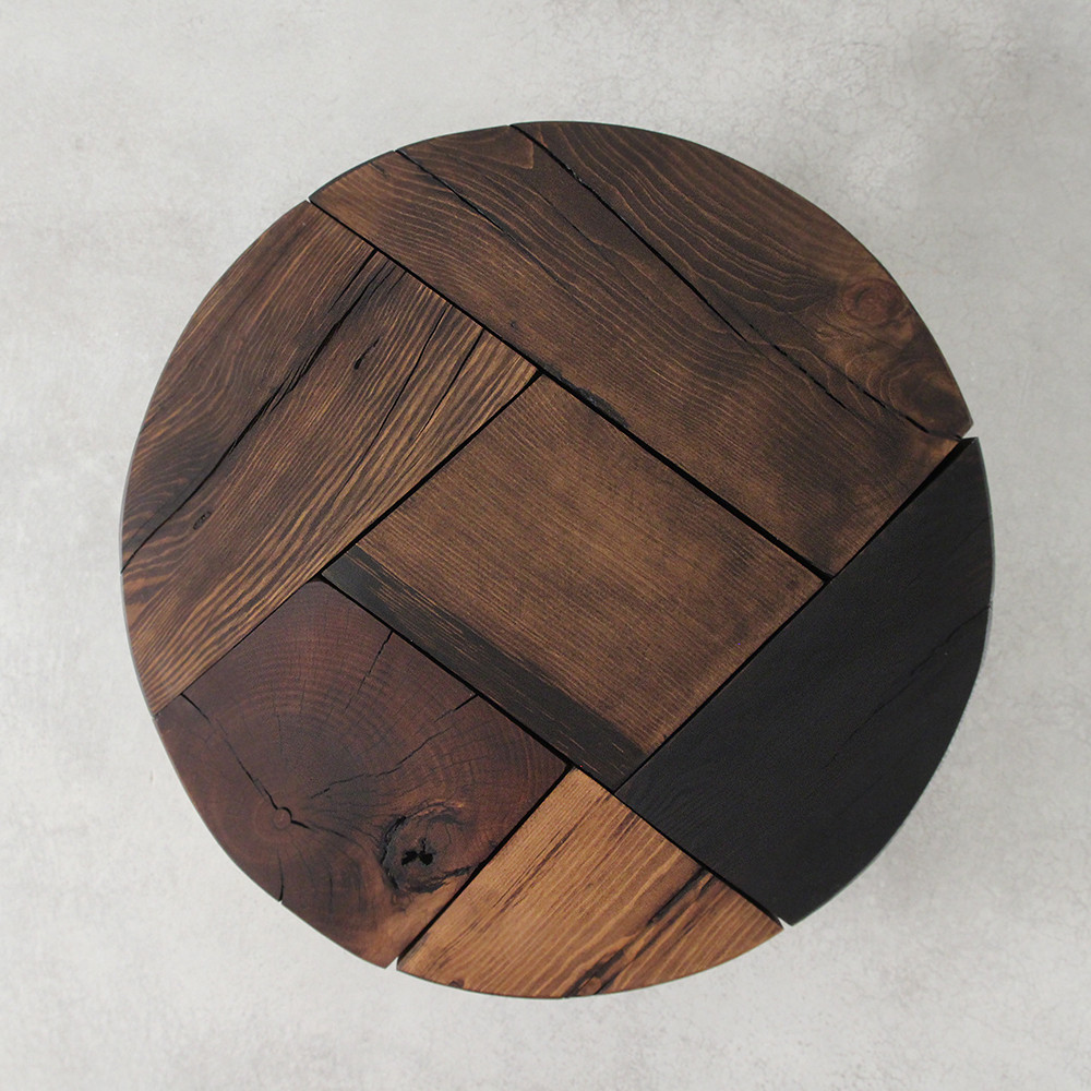 Retazos Solid Wood Cocktail Table - Handcrafted Ponderosa Pine Furniture