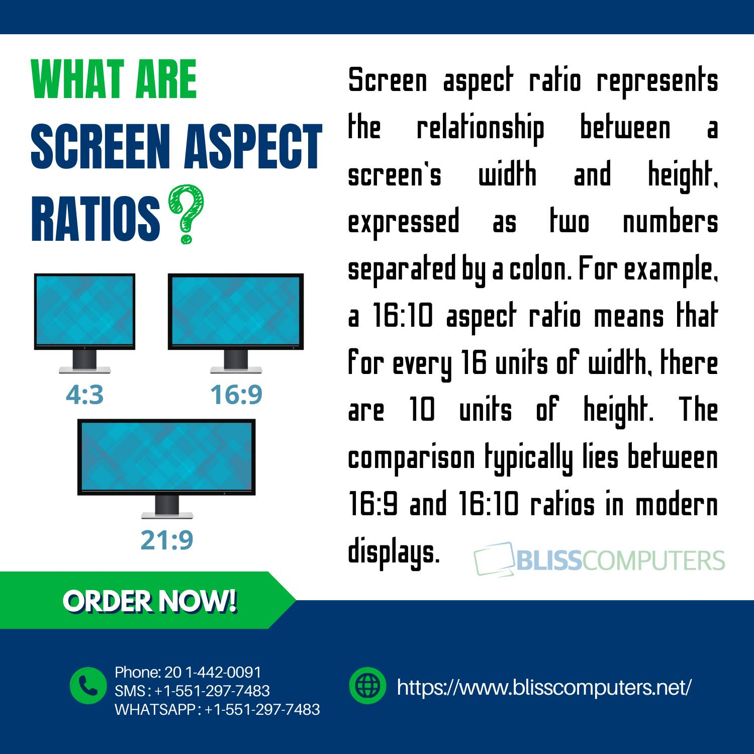 What are Screen Aspect Ratios (#1506) - Bliss Computers