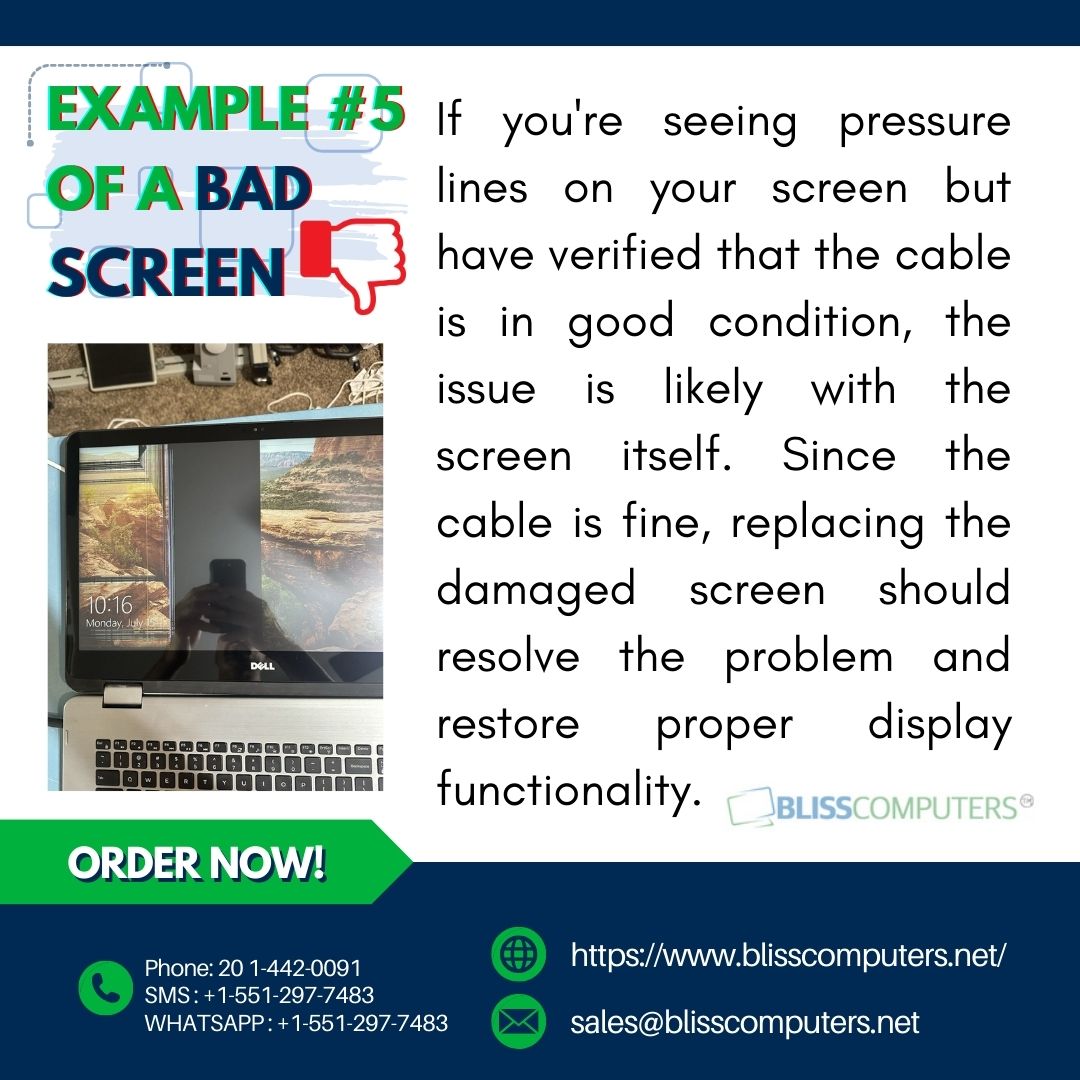 EXAMPLE #5 OF A BAD SCREEN (#1535) - Bliss Computers