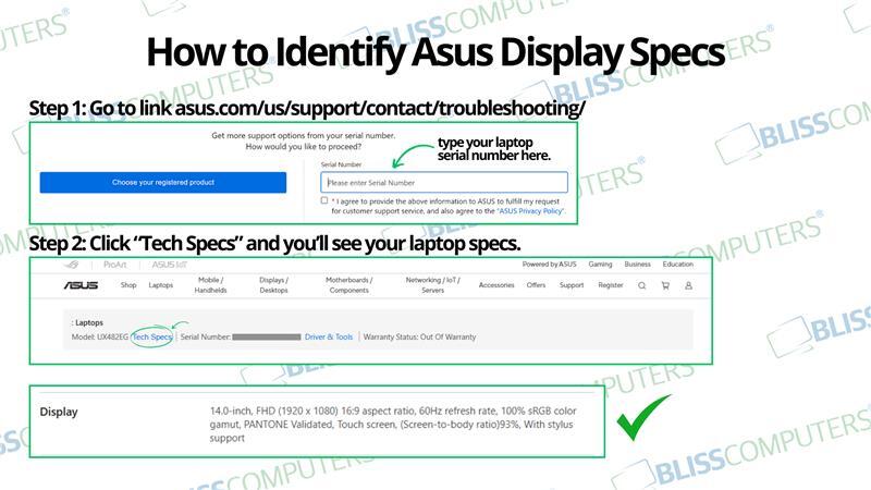 How to Check Asus Display Specs