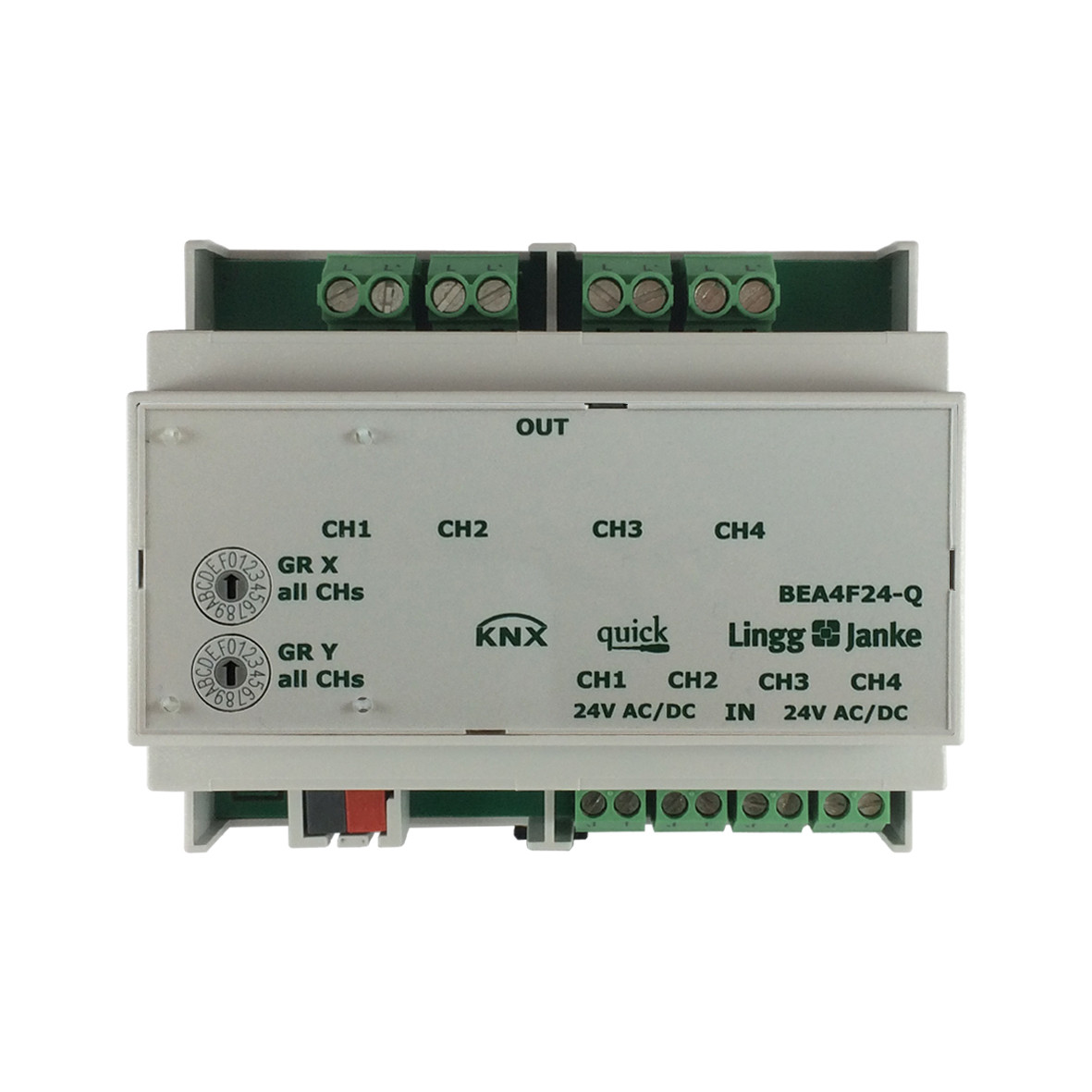 Knx Quick Binary Inputbinary Output 4 Fold Signal Voltage 24v