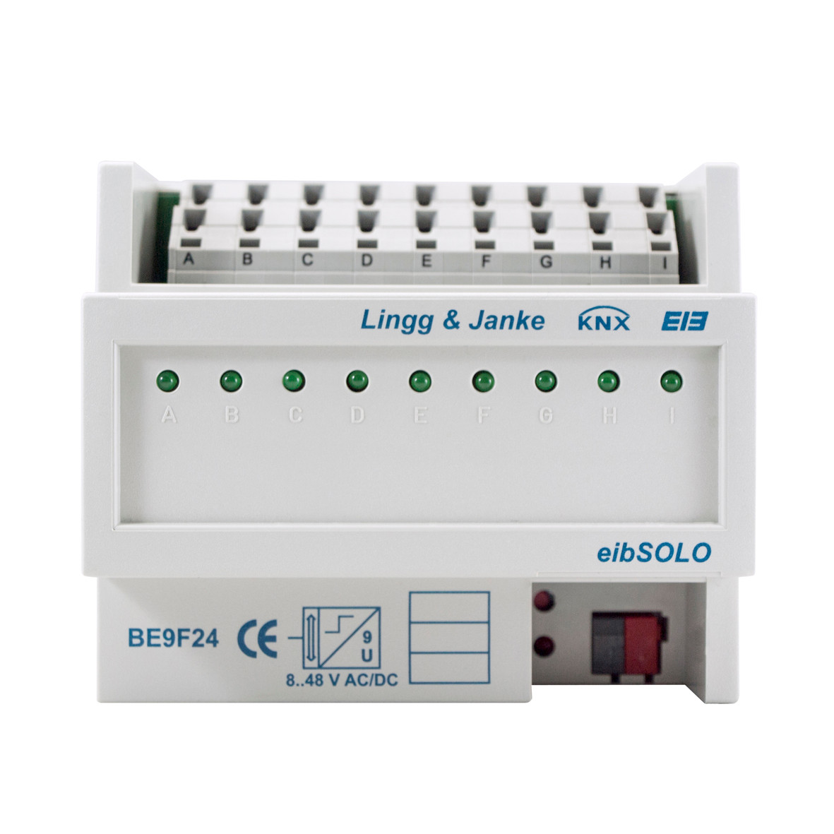 KNX Binary Input 9-Fold, Signal Voltage 24V - Be9F24 - KNX Shop Online
