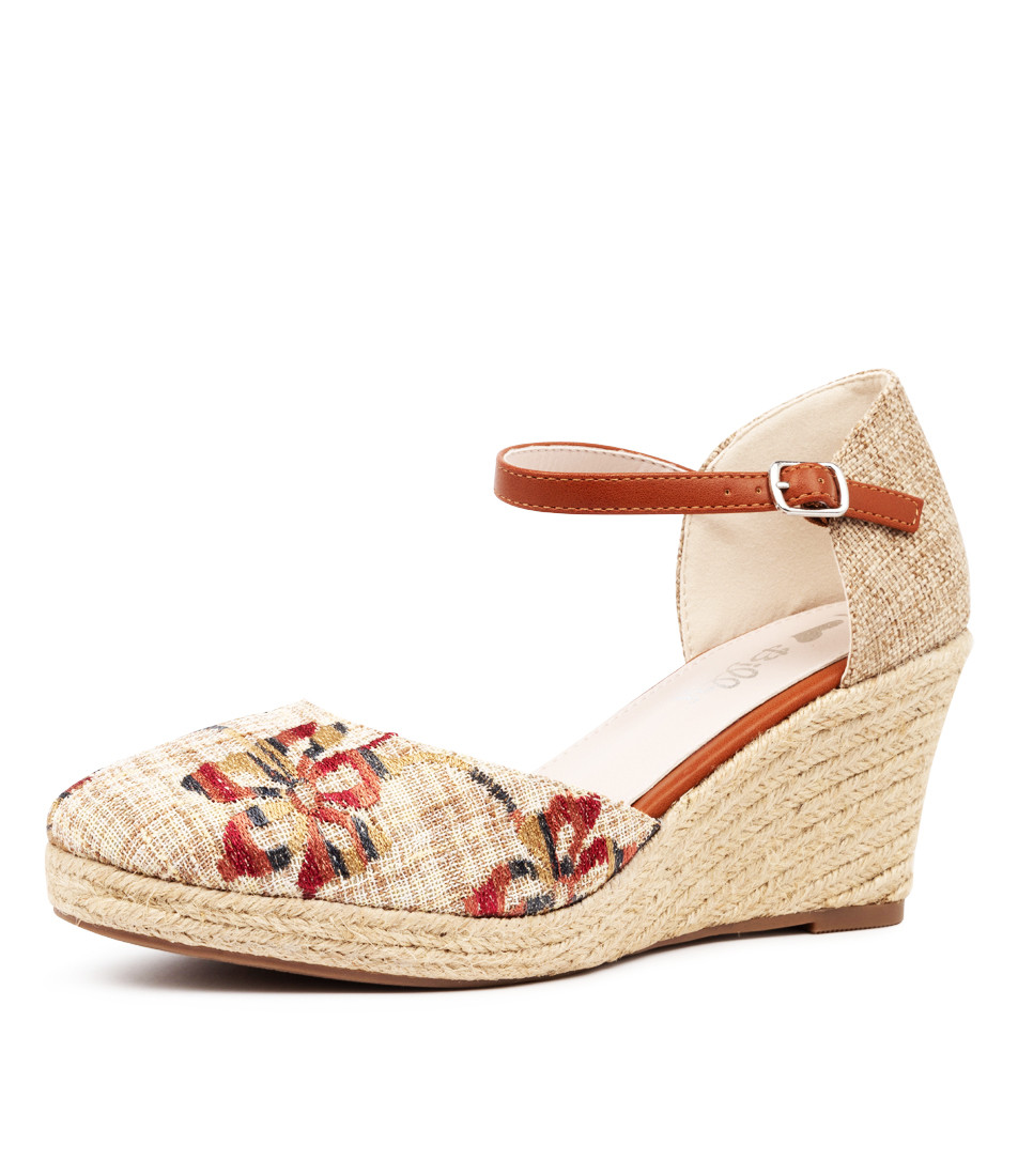 KERSER BEIGE ESPADRILLE WEDGES - I Love Billy