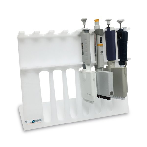 Multi Channel Pipette Holder Acrylic Lab Pipette Rack Stand - 4 Hole ...