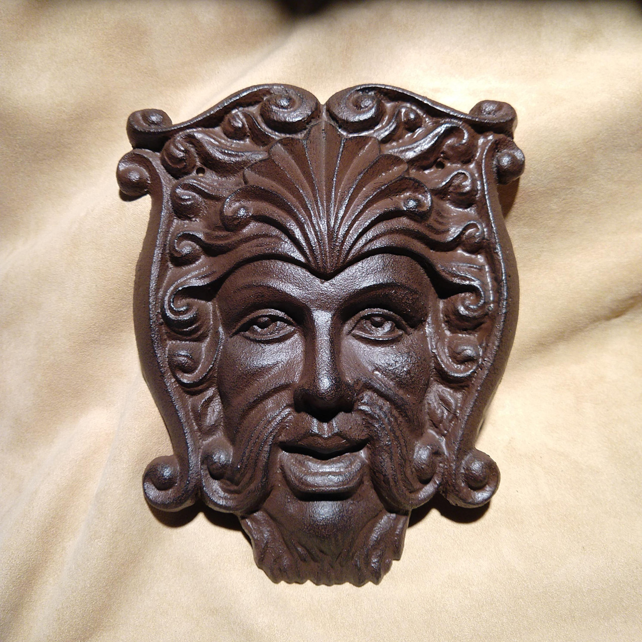 West Wind Plaque ~ Zephyr Mask ~ Greek nature god face garden decor ...