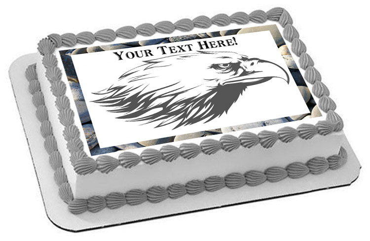 Eagle Head Edible Cake Topper