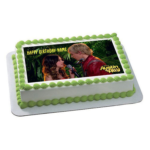 AUSTIN AND ALLY-ROSS LYNCH Edible Birthday Cake Topper