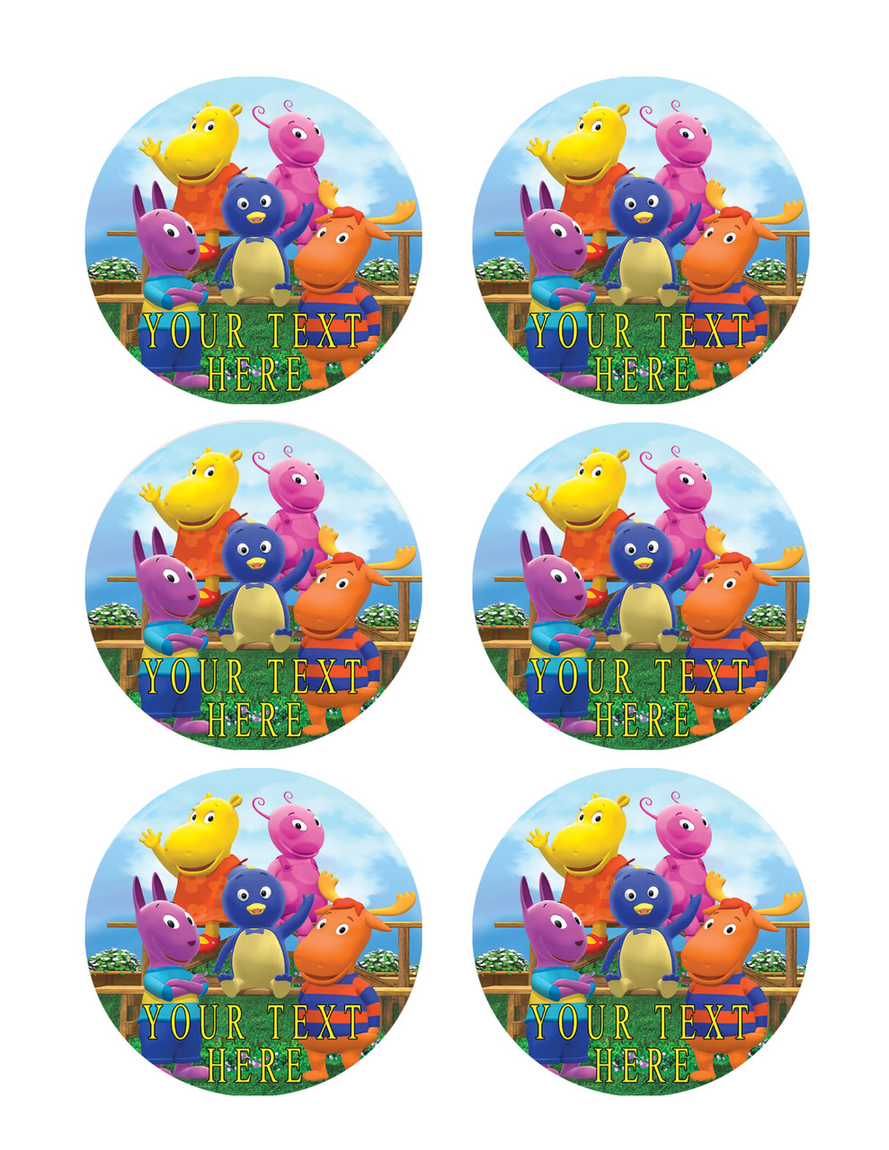 backyardigans cake decorations