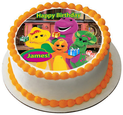 barney cake design