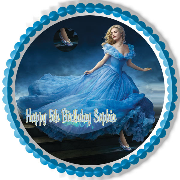 cinderella cake topper