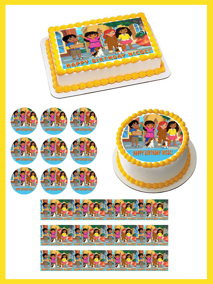 Dora And Friends Cake Topper