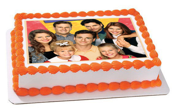 Full House Edible Birthday Cake Topper