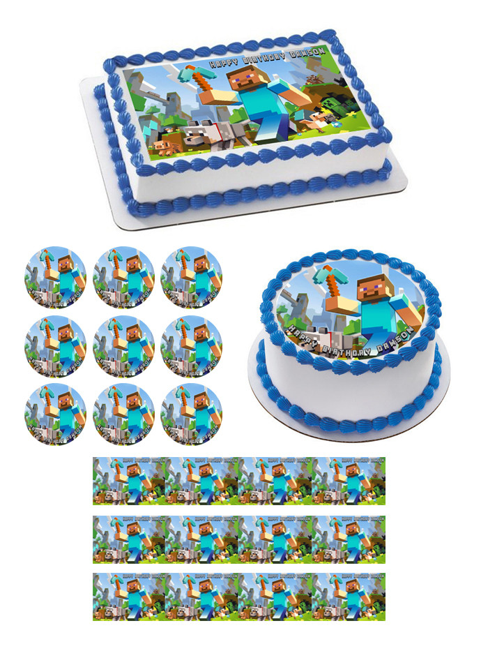 Minecraft Edible Cake Images