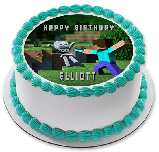 enderman cake topper