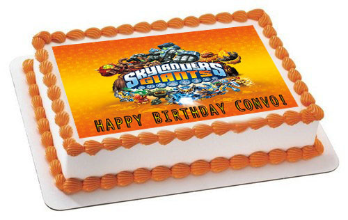 SKYLANDERS Giants 1 Edible Birthday Cake Topper