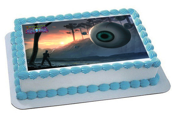 Terraria 5 Edible Birthday Cake Topper