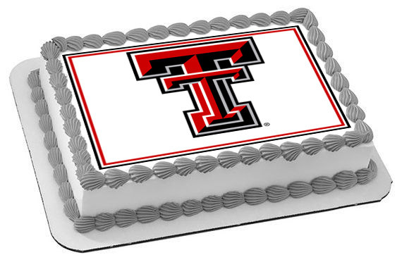 Texas Tech University 2 Edible Birthday Cake Topper