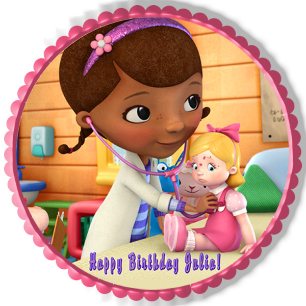 doc mcstuffins cake topper printable