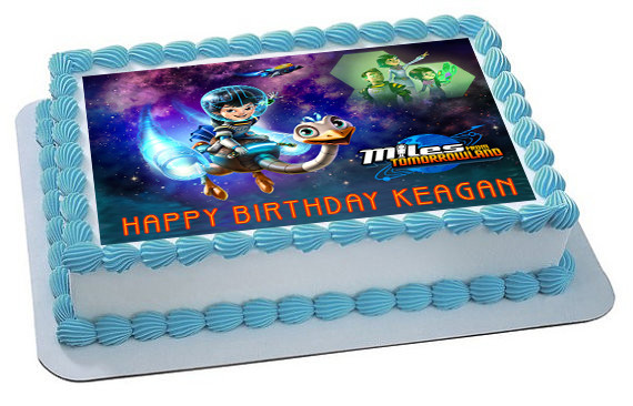 Miles From Tomorrowland Edible Birthday Cake Topper