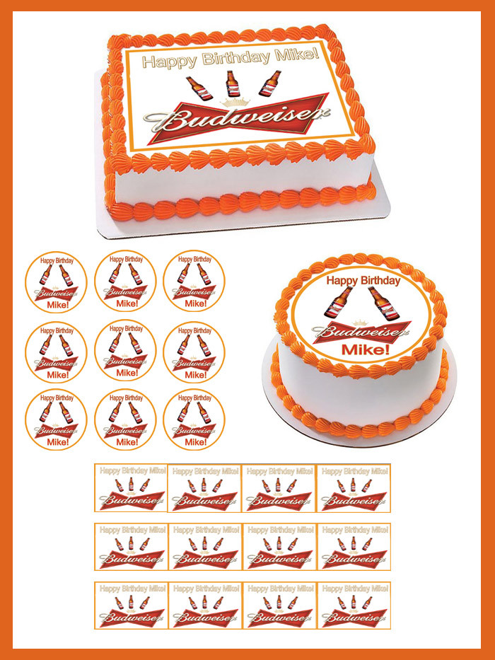 budweiser cake ideas
