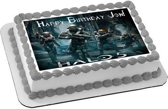 Halo 5 Guardians Edible Birthday Cake Topper