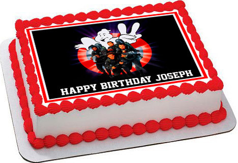 Ghostbusters 2 Edible Birthday Cake Topper