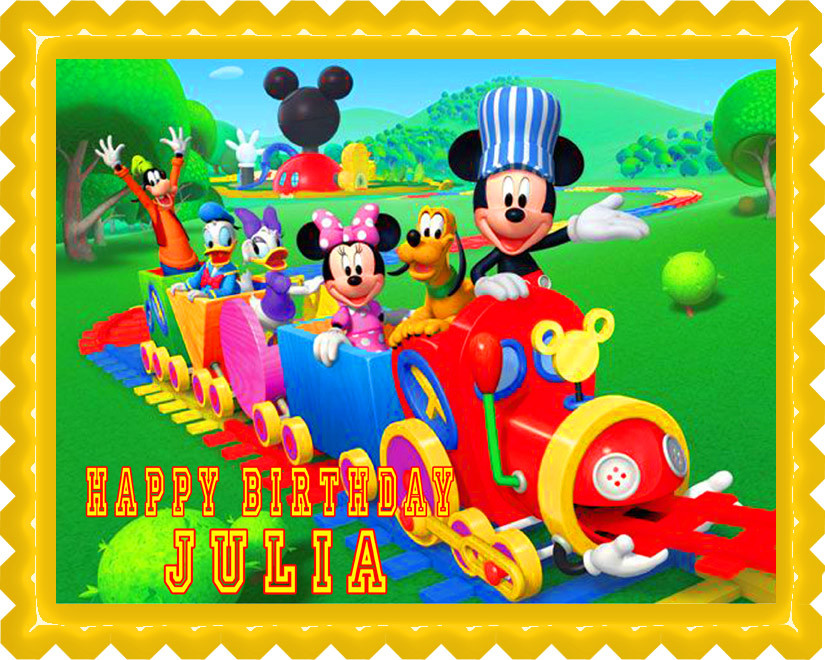 mickey mouse cake topper