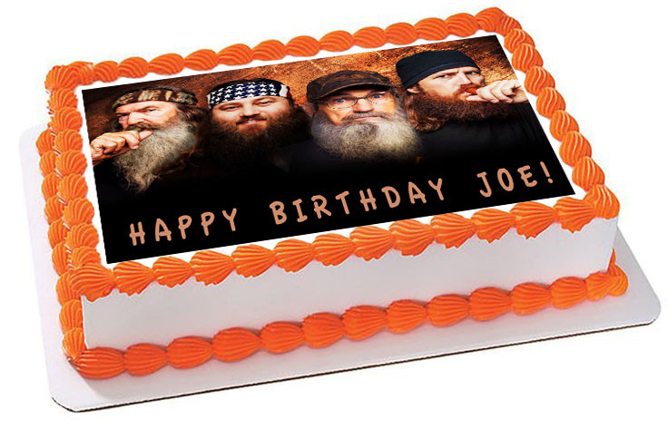 Duck Dynasty Edible Birthday Cake Topper