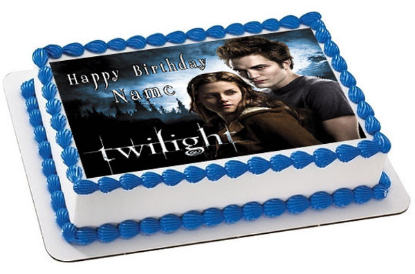 Twilight Edible Birthday Cake Topper