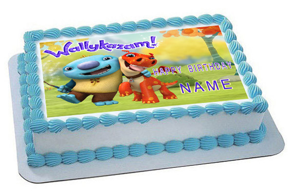 Wallykazam Edible Birthday Cake Topper