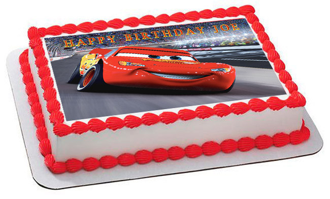 lightning mcqueen cake template