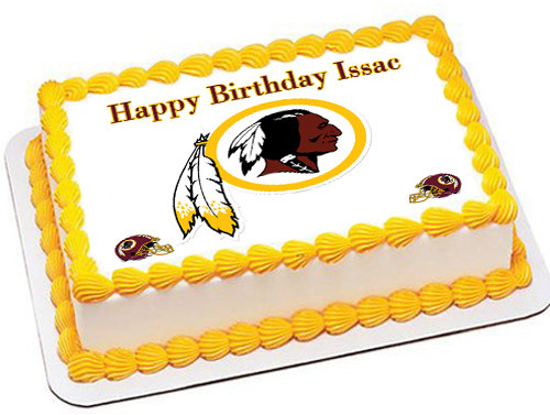 Washington Redskins Edible Birthday Cake Topper