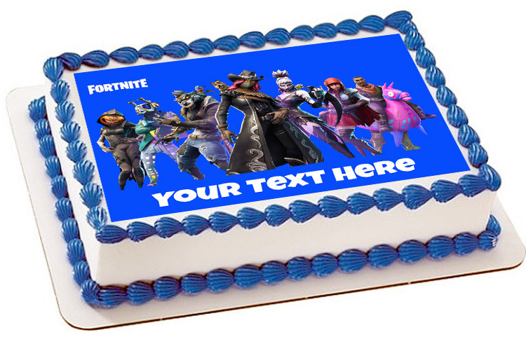 Fortnite Edible Birthday Cake Topper