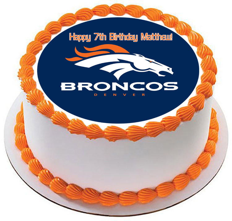 broncos cake