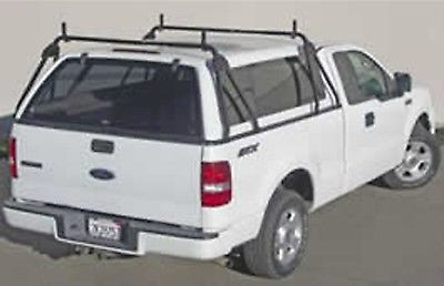 Extra Tall No Drill Truck Cap Ladder Rack - WorkTrucksUSA