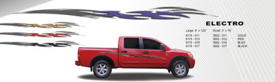 ELECTRO : Automotive Vinyl Graphics - Universal Fit Decal Stripes Kit ...