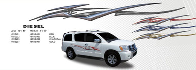 DIESEL : Automotive Vinyl Graphics - Universal Fit Decal Stripes Kit ...