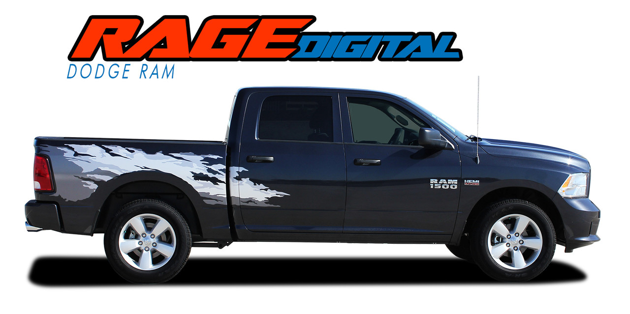 RAGE DIGITAL | Dodge Ram Bed Stripes | Ram Decals | Ram Vinyl Graphics