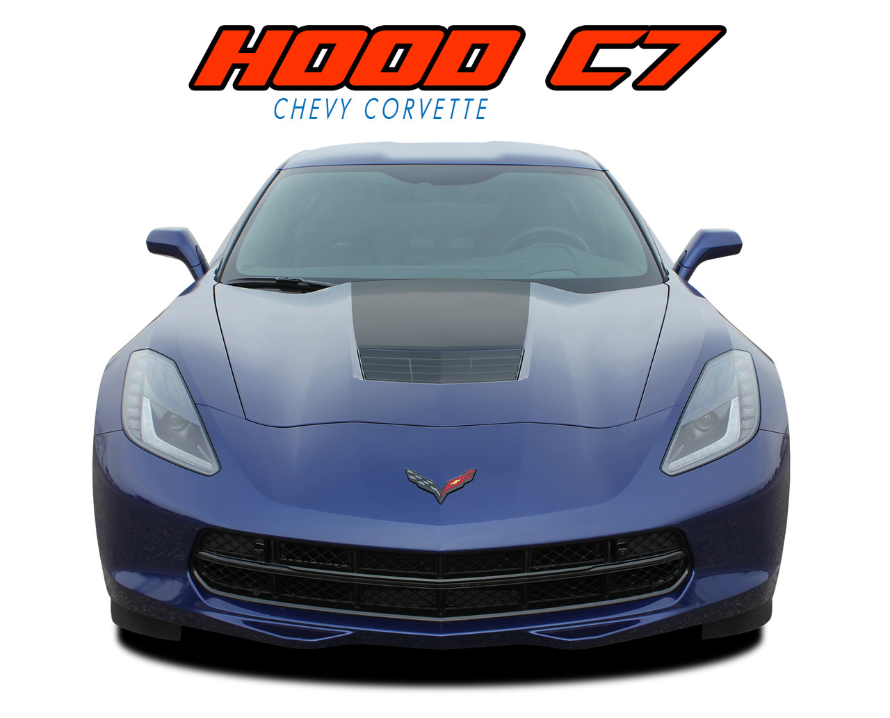 C7 HOOD | Corvette C7 Stripes | Corvette C7 Decals | Corvette C7 Graphics