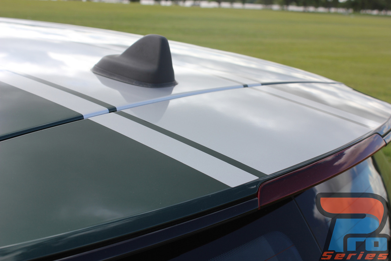 Mini Cooper Hood Stripes Vinyl Graphics Decals | S-TYPE RALLY 2016-2018