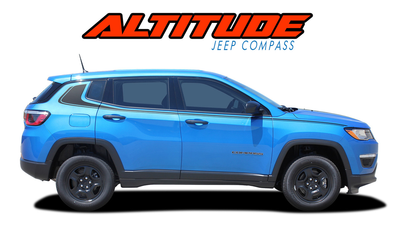 Jeep Compass Body Decals | Jeep Compass Body Stripes | ALTITUDE