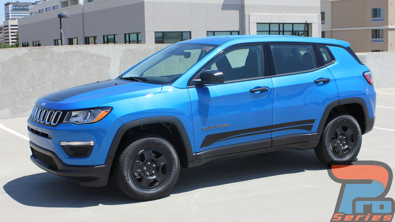 Jeep Compass Side Decals | Jeep Compass Side Stripes | COURSE